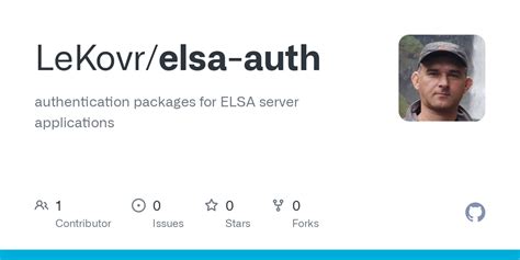 GitHub LeKovr Elsa Auth Authentication Packages For ELSA Server Applications