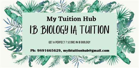 ib biology ia tutors to write a perfect ia my tuition hub academy