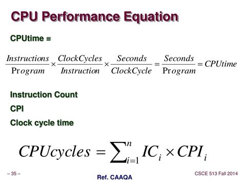 PPT Lecture Quantifying Performance PowerPoint Presentation Free Download ID