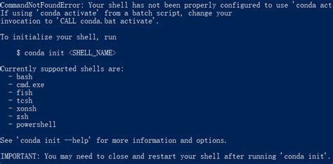 Conda Activate Fails In Windows Powershell · Issue 9861 · Condaconda