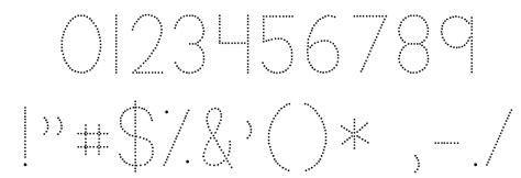 Kg Primary Dots Font