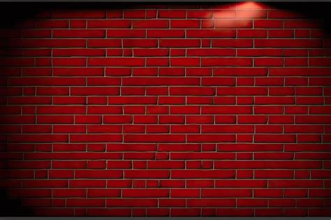 Último Fondo De Ladrillo Carmesí Foto Premium