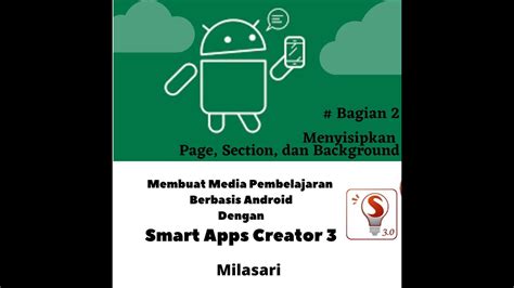 Aplikasi smart app creator 3 - YouTube