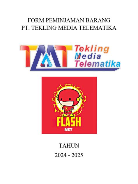 Sampul Form Peminjaman Barang Pdf