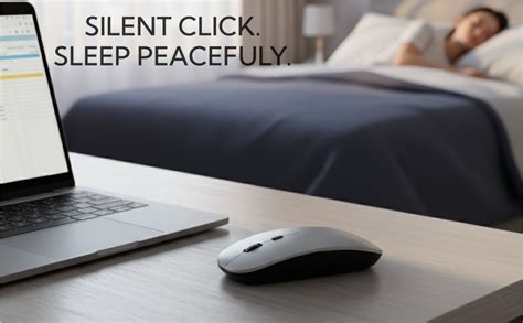 Oupary Slim Silent Wireless Mouse Rechargeable Ultra Thin