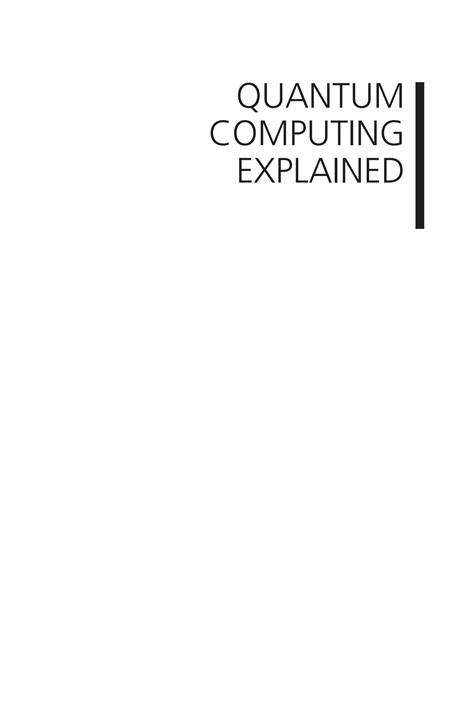 SOLUTION: Quantum computing explained david mcmahon - Studypool