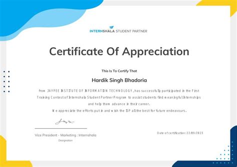 Hardik Singh Bhadoria On Linkedin Internshalacertificate