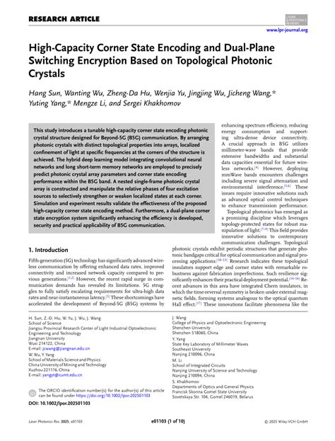 High‐capacity Corner State Encoding And Dual‐plane Switching Encryption