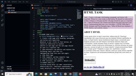 samreen fatima on linkedin using html everyone