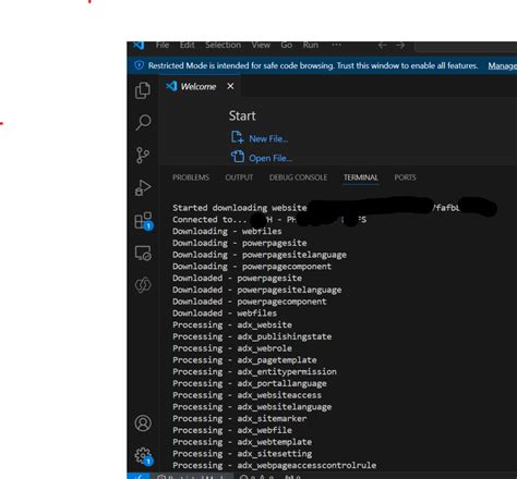 extract and deploy power pages using pac commands d365 basic funda