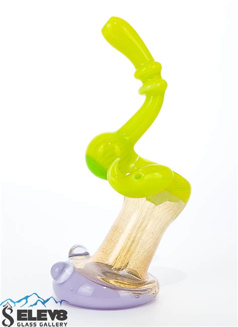 Hammer Bubbler Water Pipe Purple Sexy Twisty By Steve K 1022 Elev8