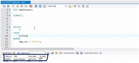 SQL DELETE Statement Safely Remove Records Data Science