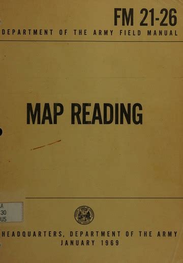 Map Reading United States Army Free Download Borrow And Streaming Internet Archive