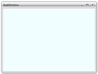 WPF Window Getting Started Telerik UI For WPF