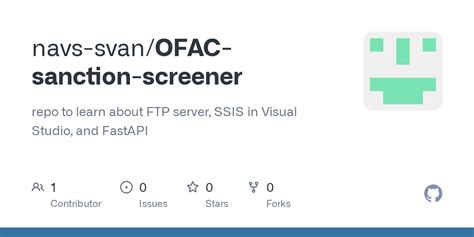 Github Navs Svanofac Sanction Screener Repo To Learn About Ftp