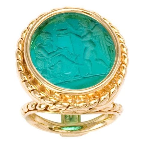 Luxury Intaglio Rings For Women Classic Luxury Intaglio Rings Formal