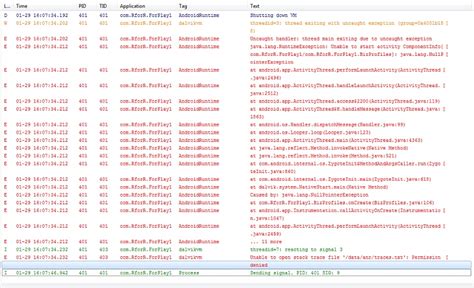 Android Does Anyone See A Componentinfo Javalang