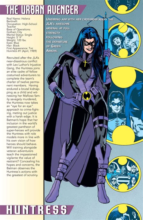 Helena Bertinelli Huntress Dc Comics Characters Helena Bertinelli