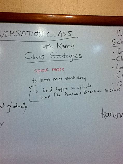 More Than A Few Thoughts On Teaching My First English Conversation