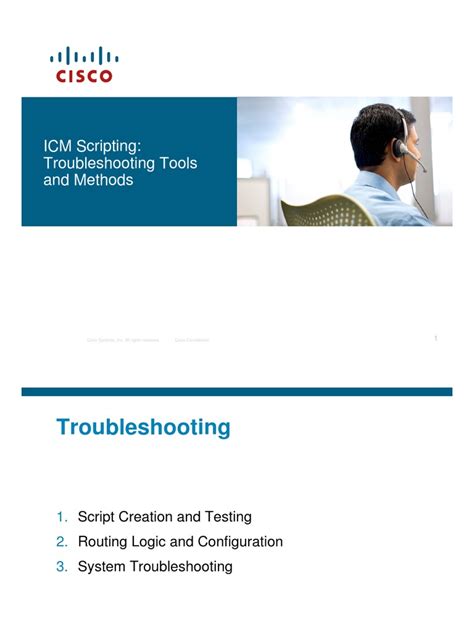 icm scripting troubleshooting tools and methods pdf routing troubleshooting