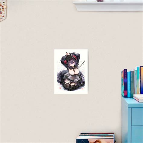 Lewd Kitagawa Marin My Dress Up Darling Shizuku Kuroe Thighs Anime Hentai Girl Art Print