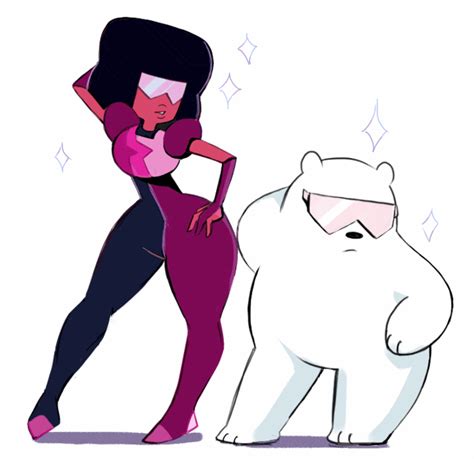 Garnet And Ice Bear Steven Universe Steven Universe Funny Steven Universe Memes Steven