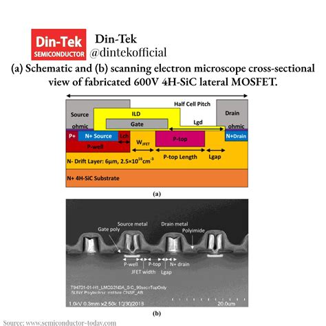 Din Tek A Schematic And B Scanning Electron