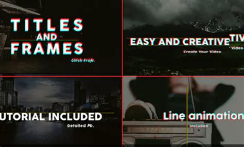 Best After Effects Glitch Transitions AE Glitch Effects Theme Junkie
