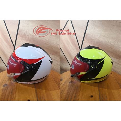 Helmet Ls2 Double Visor Safety Helmet 100 Original Shopee Malaysia