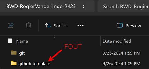 Github Ontwikkelomgeving