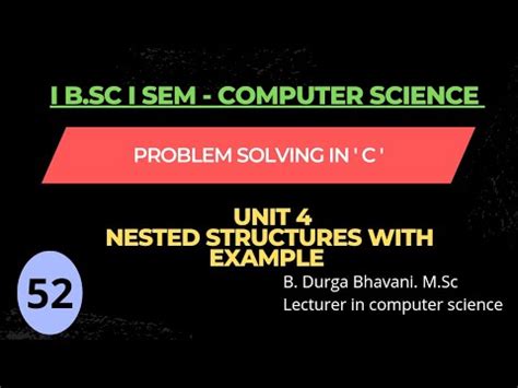 Nested Structures With Example YouTube