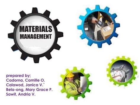 Purchase And Materials Management Ppt