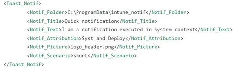 Display Toast Notification With Header Picture To User In System