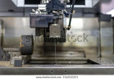 Man Working Control Cnc Wire Cut Stock Photo 1162523215 Shutterstock
