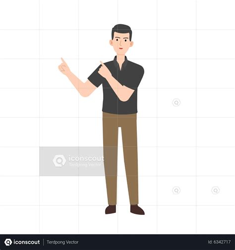 Presenting Gesture Animated Illustration Download In Json Lottie Or