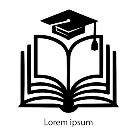 логотип образования Премиум векторы