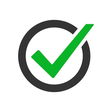 Premium Vector Green Checkmark Icon Vector