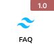Questionasked Tailwind Css Faq Section Html Template By Techzaa Codecanyon