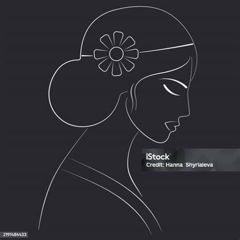 우아하고 현대적인 라인 아트 여성의 초상화 미니멀리스트 여성의 얼굴과 컨템포러리 브랜딩을 위한 프로필 소셜 미디어 개념에 대한 스톡 벡터 아트 및 기타 이미지 Istock