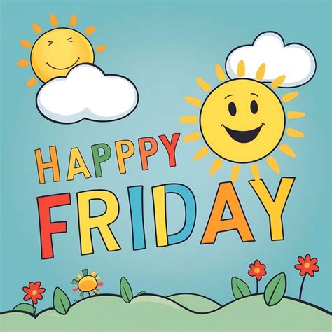 Playful Happy Friday Banner For Celebrations Premium Ai Generated Image