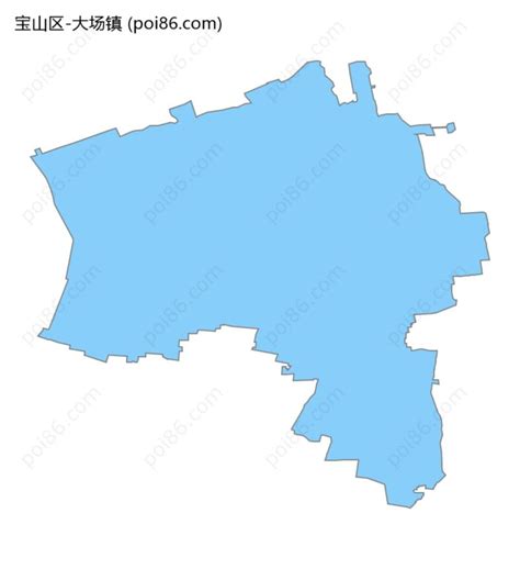 宝山大场镇地图规划南大大山谷图库