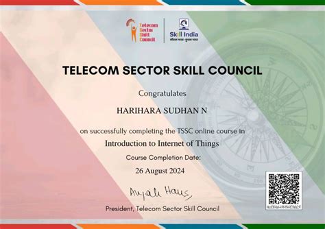 Harihara Sudhan N On Linkedin Iot Skillindia