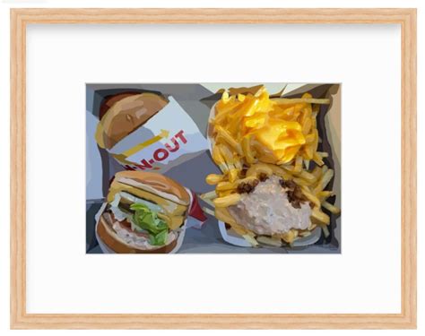 In N Out Digital Drawing Burger Digital Drawing In N Out Digital