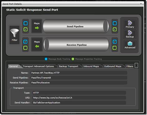 BizTalk Graphical Representation Of Send Port