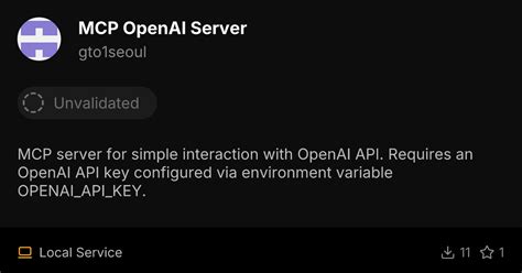 MCP OpenAI Server MCP Servers LobeHub