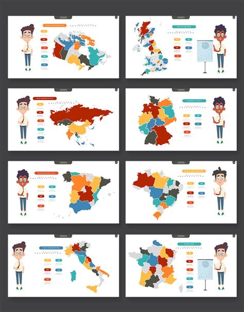 Map Powerpoint Infographic Presentation Templates Incl Map And Infographic Envato