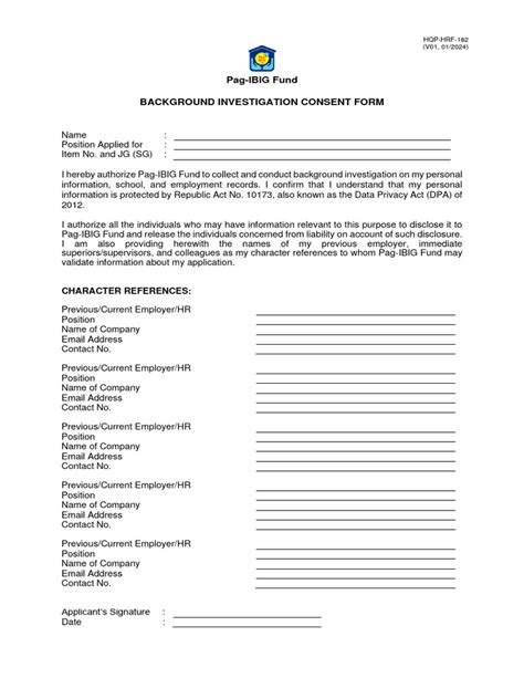 Hrf182 Backgroundinvestigationconsentform V01 Pdf