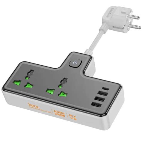 Hoco Ac11a Voyage 6 Ports Expansion Power Strip