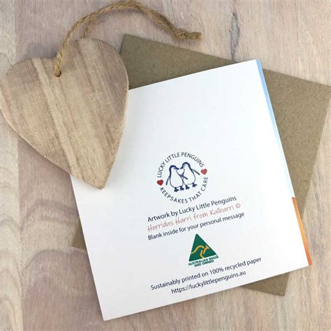 Thorny Devil Greeting Card Lucky Little Penguins