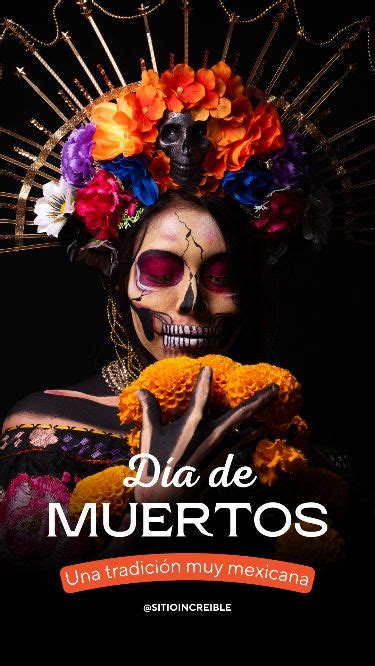 Plantilla Editable Canva Historia De Instagram Día De Muertos